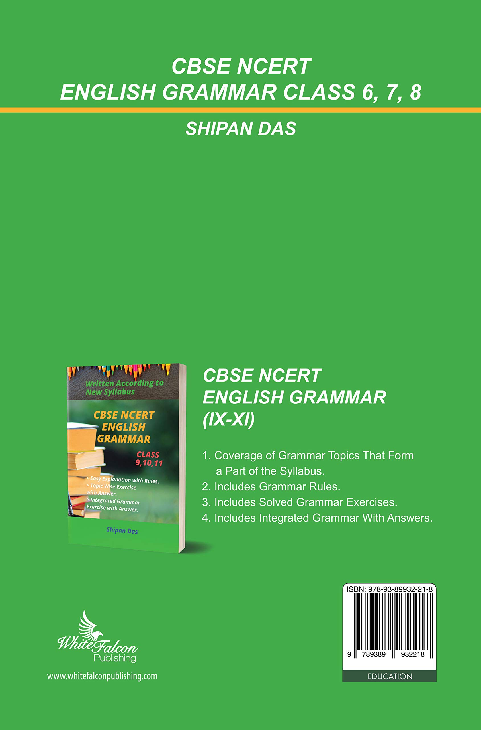 Buy CBSE, NCERT English Grammar - Class 6, Class 7, Class 8. (VI, VII ...