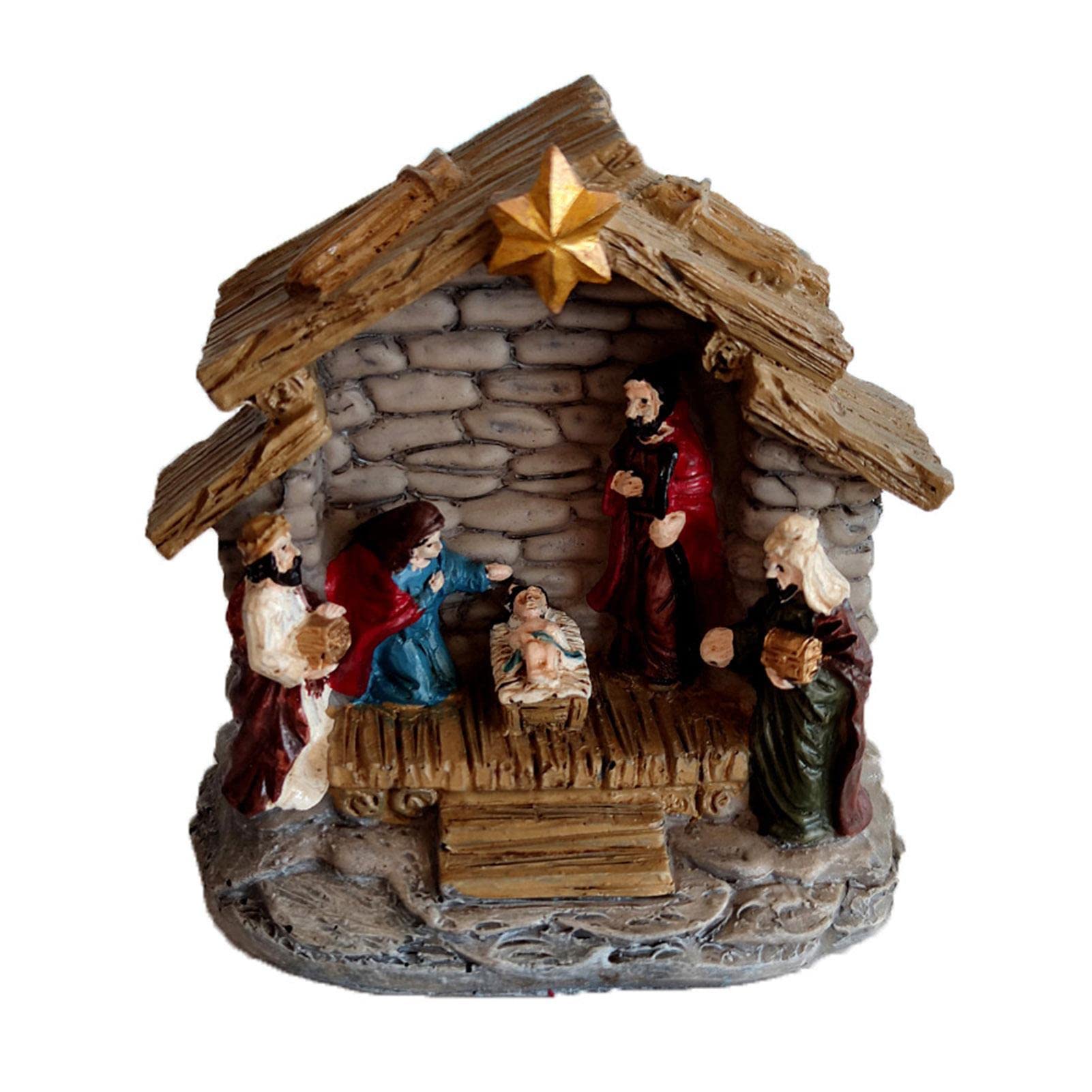 Buy Yajimsa Nativity Set, Christmas Real Life Nativity Scene ...