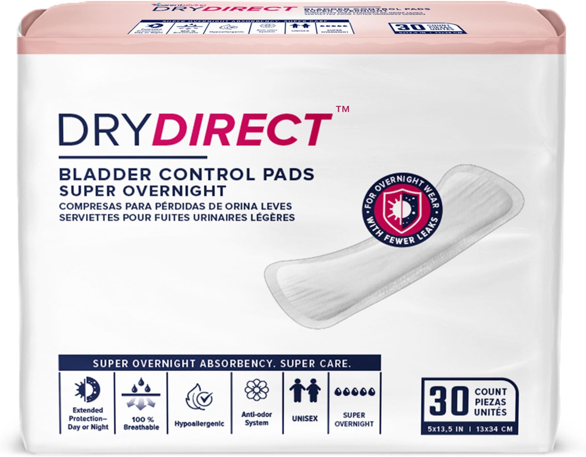 Amazon.com: Dry Direct Super Overnight Underwear, Soft Cloth-Like Adult ...