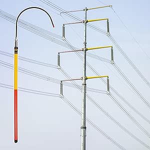 Amazon.com: 4-10 Ft Telescopic Rescue Pole with Reinforced Fiberglass ...