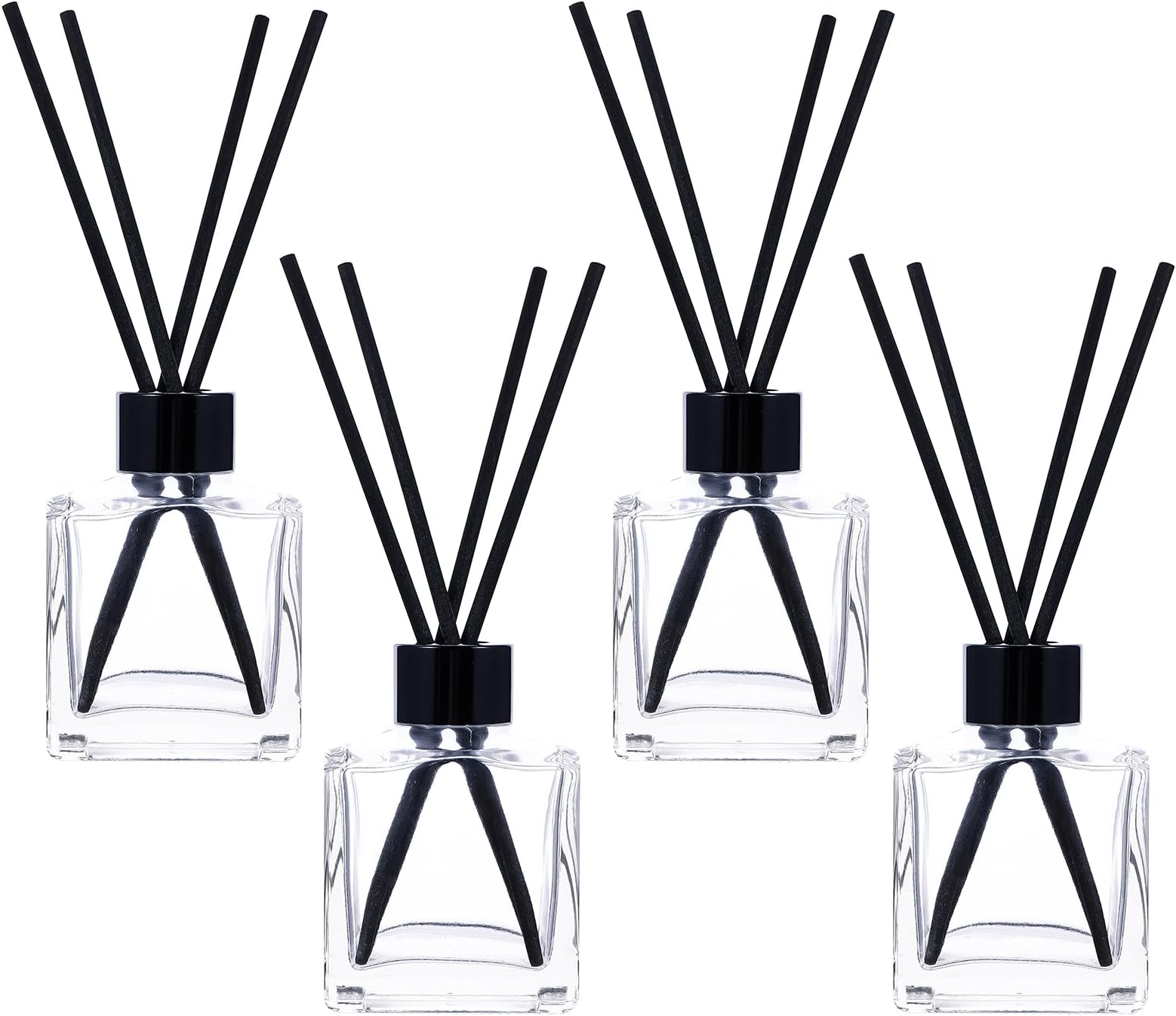 Amazon.com: Crazy huayi Fragrance Glass Diffuser Bottles Diffuser Jars ...