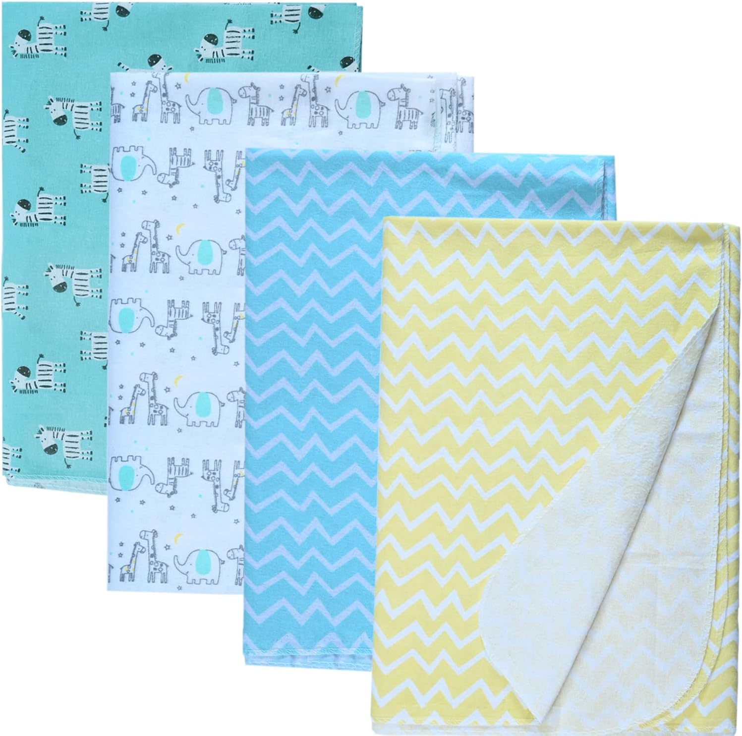 Amazon.com: Natures Freefit Unisex Baby Cotton Flannel Receiving ...