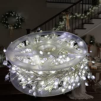 LED Copper Wire Firecracker Light String,Cluster Twinkle Lights for ...