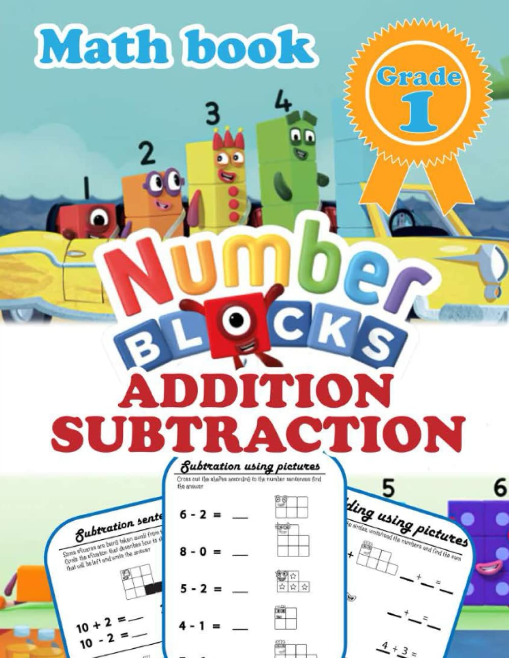 Buy Numberblocks Addition Subtraction Math Book: Math Workbook Grade 1: ...