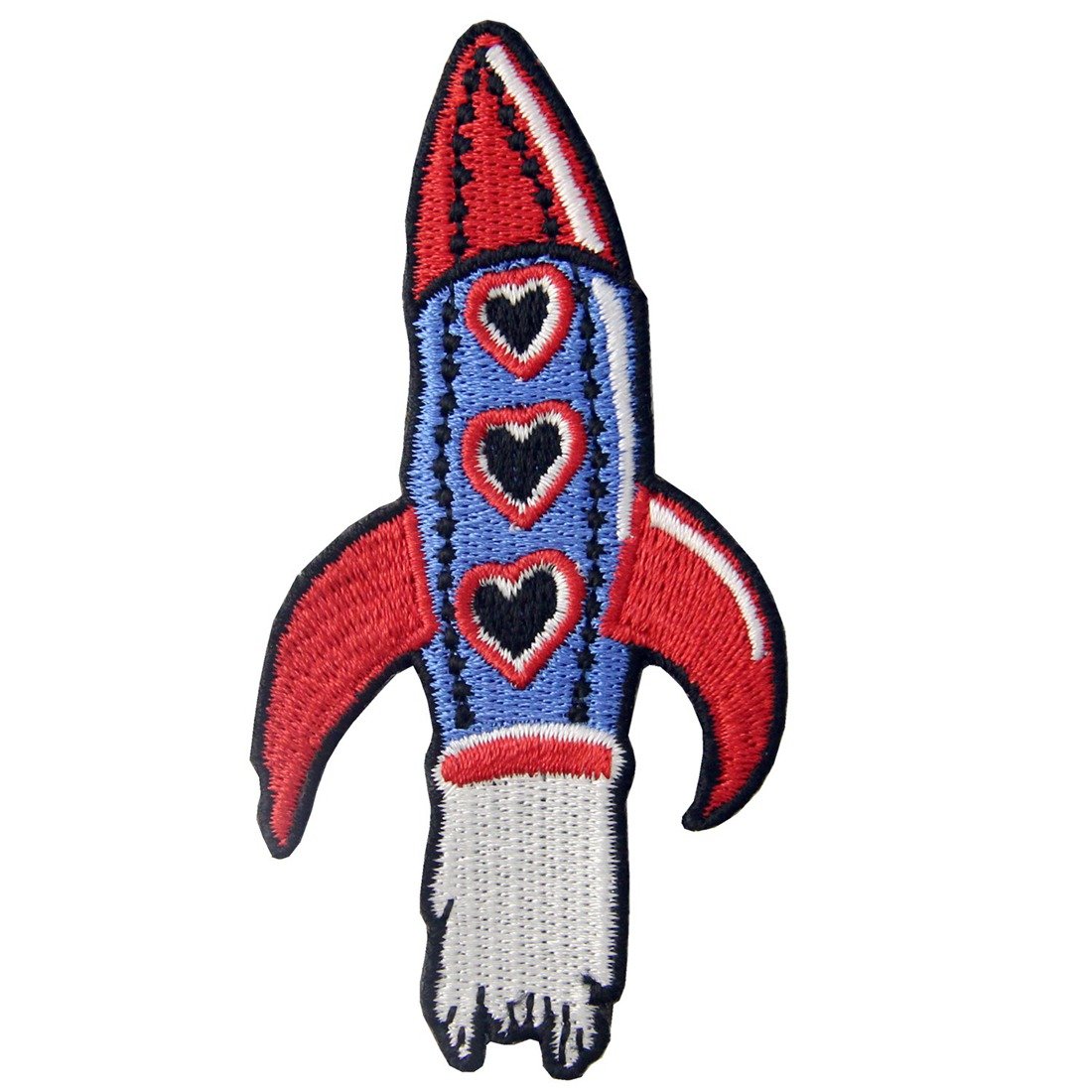 Amazon.com: Rocket Space Shuttle Patch Embroidered Applique Iron On Sew ...