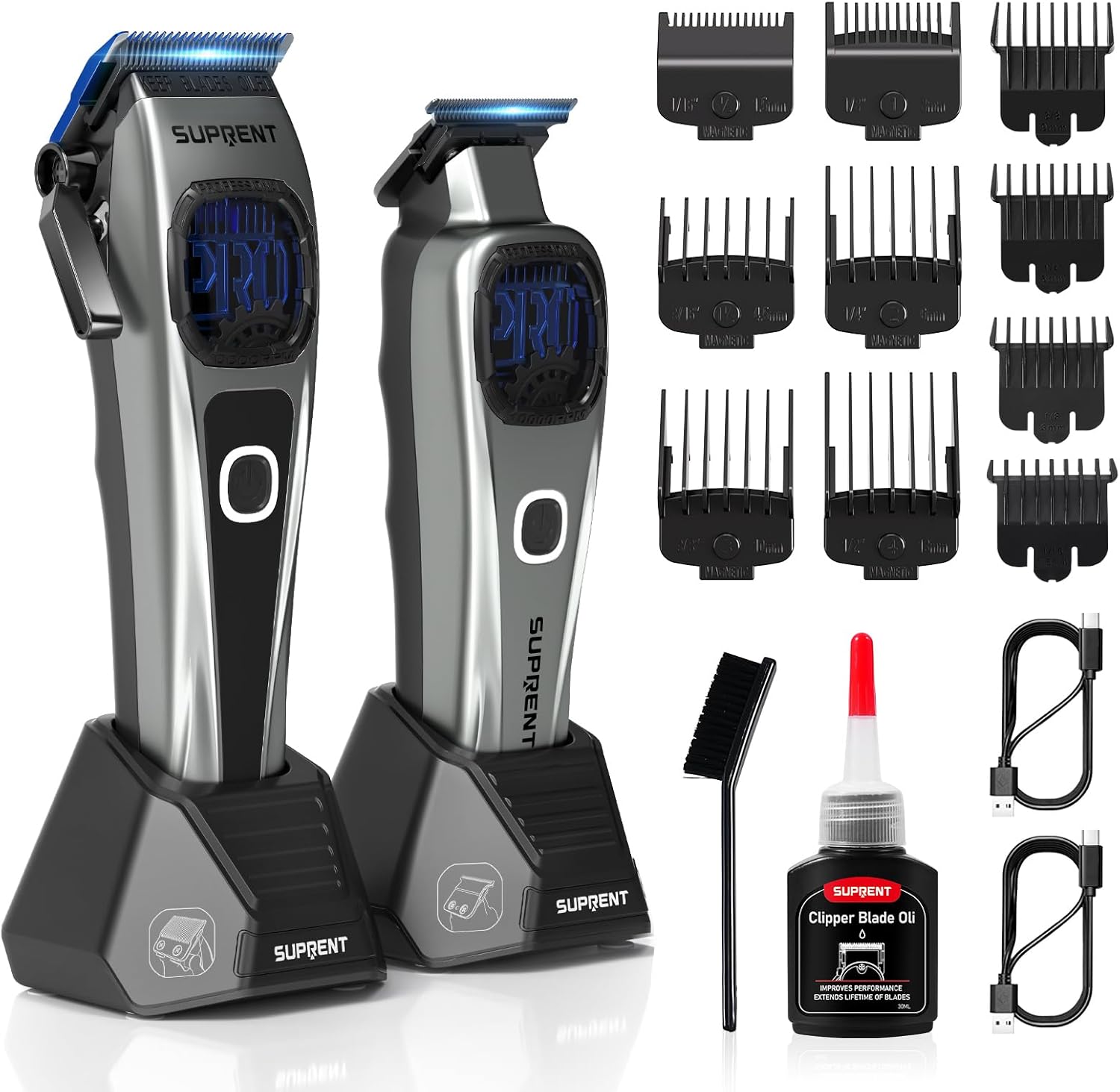 Amazon.com: SUPRENT Professional Hair Clippers for Men - Barber ...