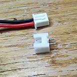 Amazon.com: 20 Sets Mini Micro JST-XH 2.54mm Pitch 2 Pin Male Connector with 10cm Silicone Wire ...