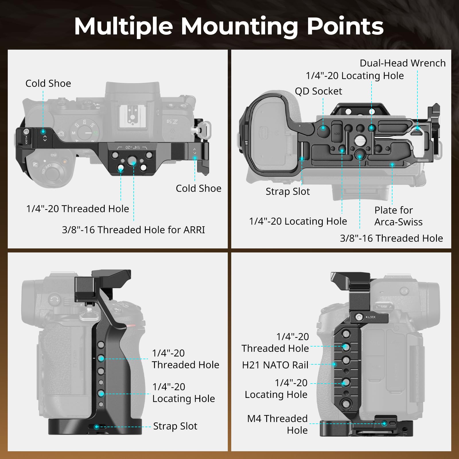 PC Sync Adapter Hot Shoe Extender Riser For Godox IM20 IM30 Flash - PC ...