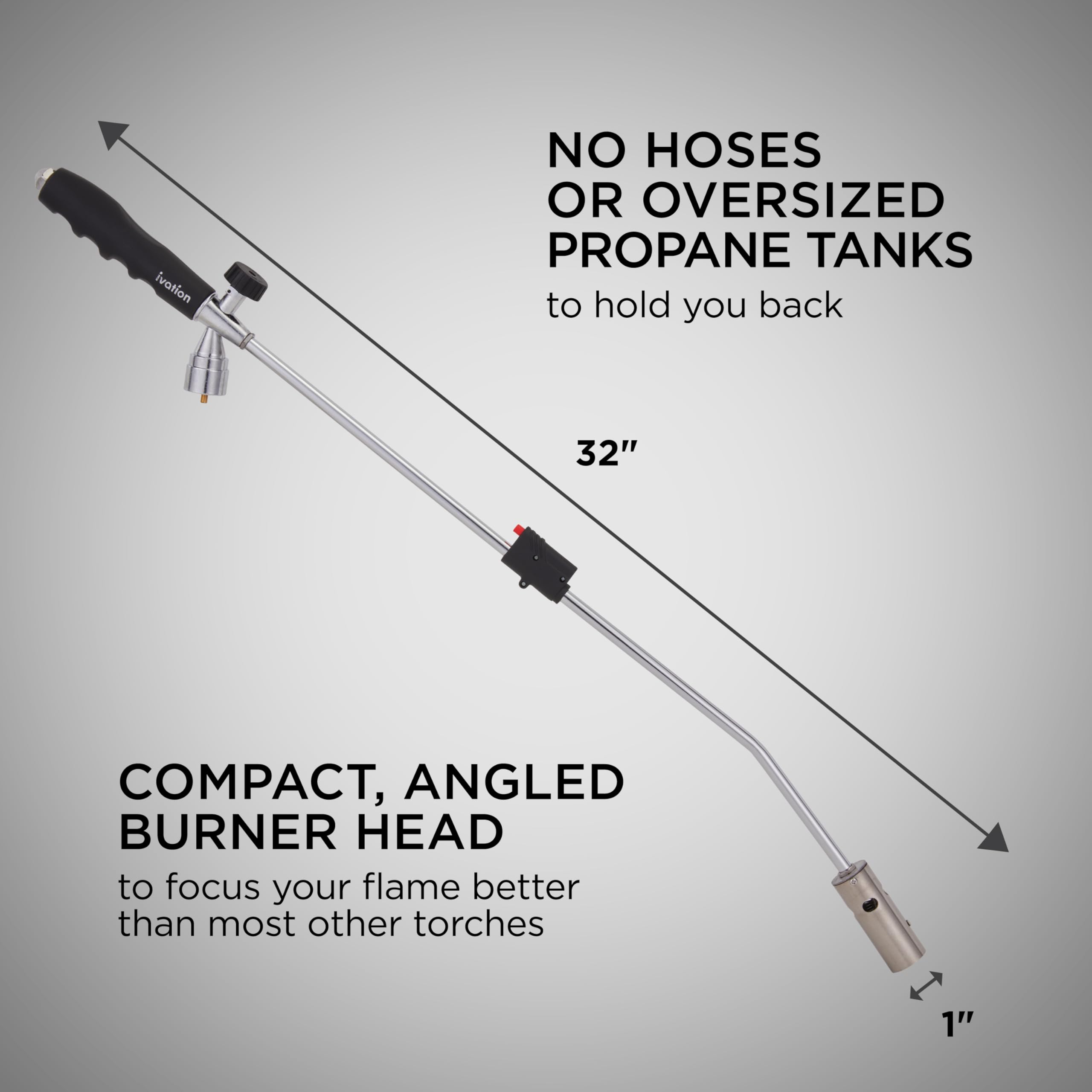 Snapklik.com : Ivation Mini Heavy-Duty Propane Torch