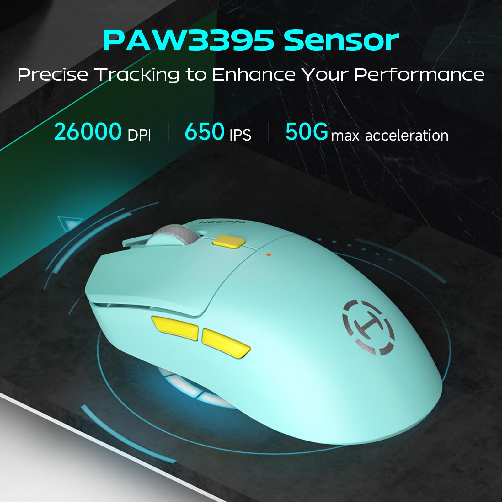 Snapklik.com : G3M PRO Wireless Gaming Mouse, Tri-Mode 2.4G/USB-C ...