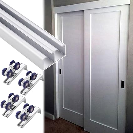 Riel para Puerta Corrediza Kit de Herrajes para Puertas Corredizas de ...