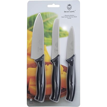 Small Kitchen Knife Set | 3 Pieces | German High Carbon Stainless Steel ...