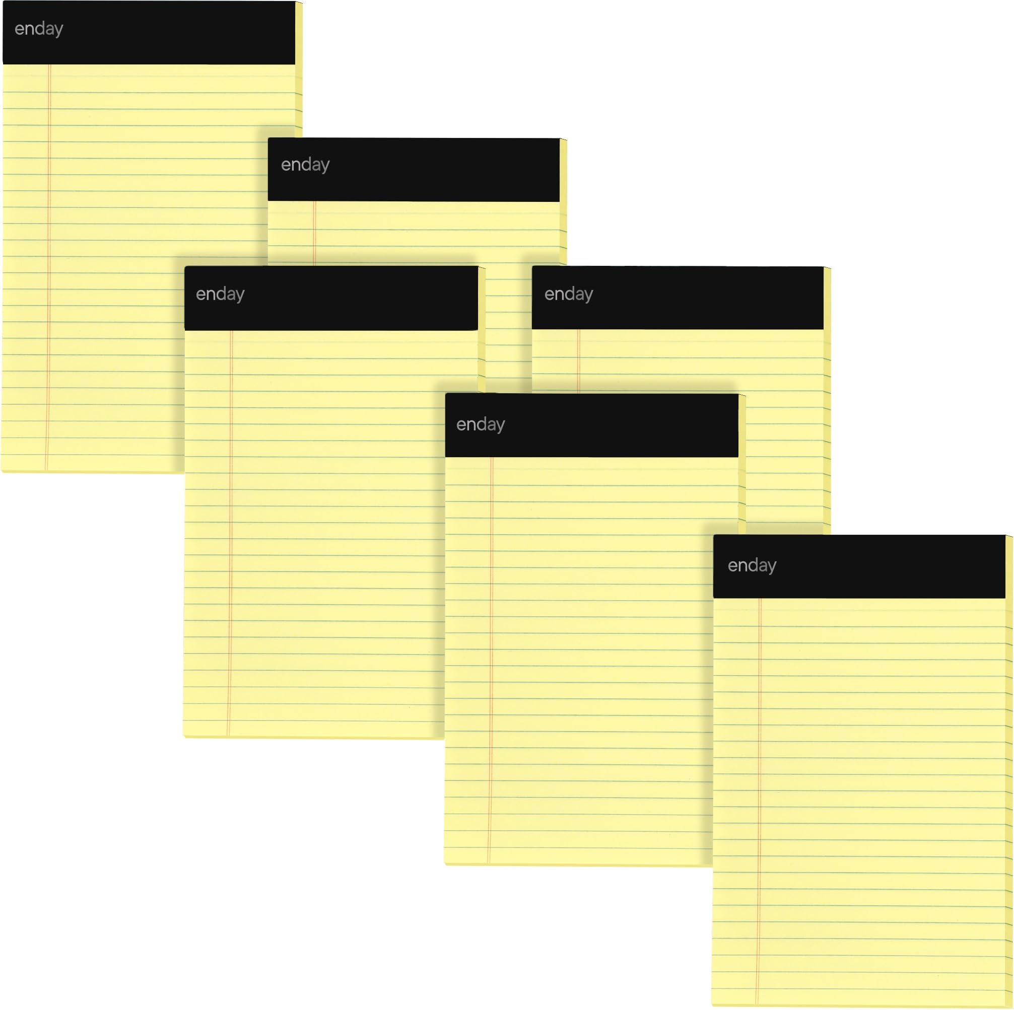 Amazon.com : Goefun 12 PCS Yellow Legal Pads 8.5 x 11-50 Sheets per ...