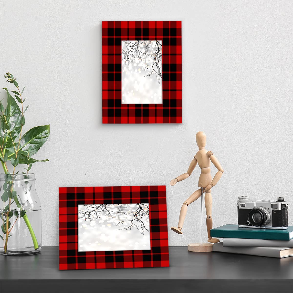 Black And Red Plaid Frame