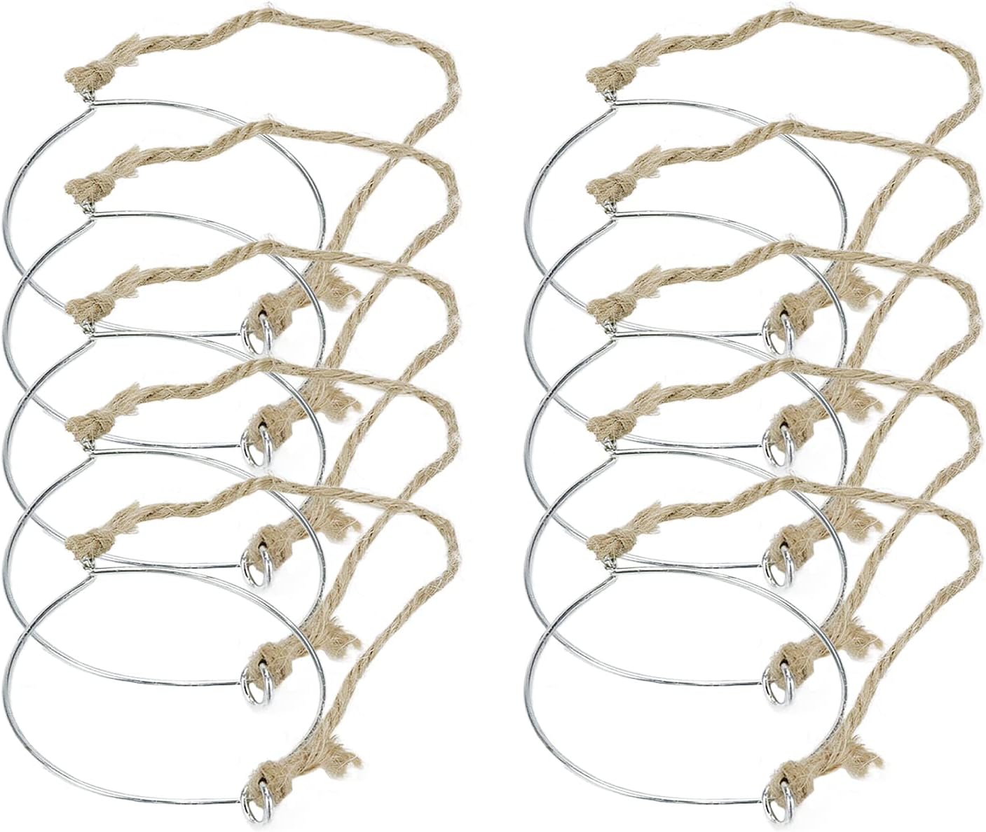 Amazon.com: Meprotal 10 Pack Stainless Steel Wire Handles Mason Jar ...
