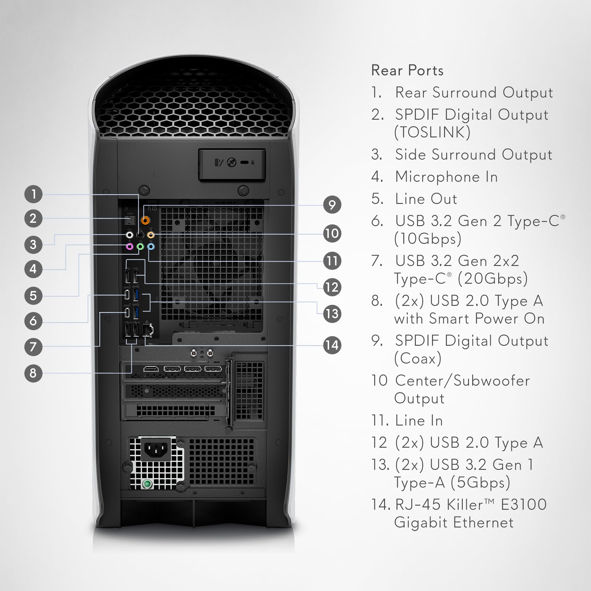 Alienware Aurora R15 Gami...B0C6FG4LPR | Encarguelo.com.ve