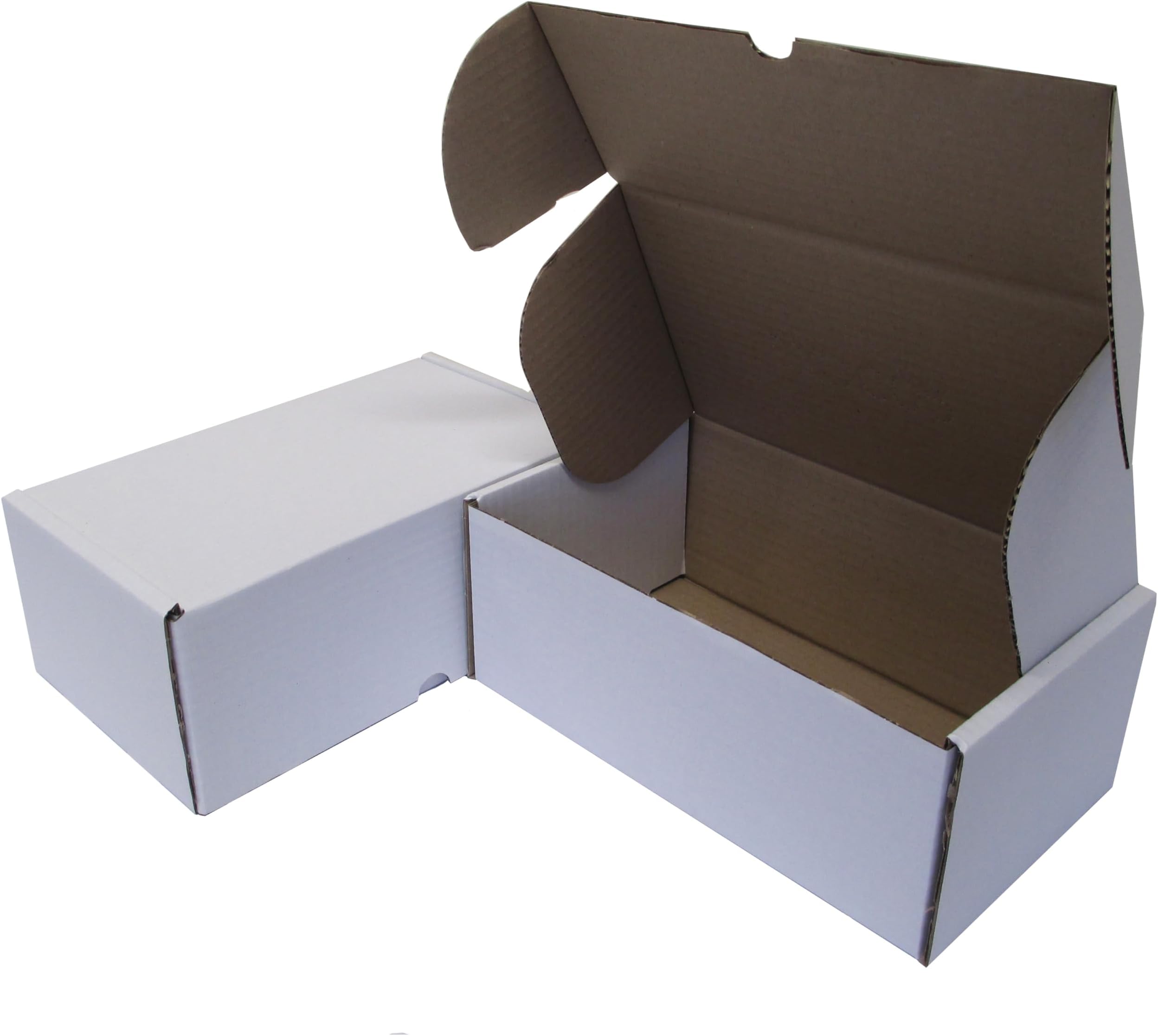 W.E. Roberts Postal Boxes White Cardboard boxes for posting 25x15x10cm ...