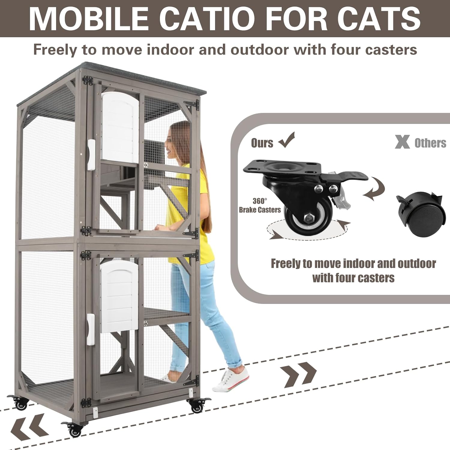 71 Catio Outdoor Cat Enclosure, Large Catio Australia | Ubuy