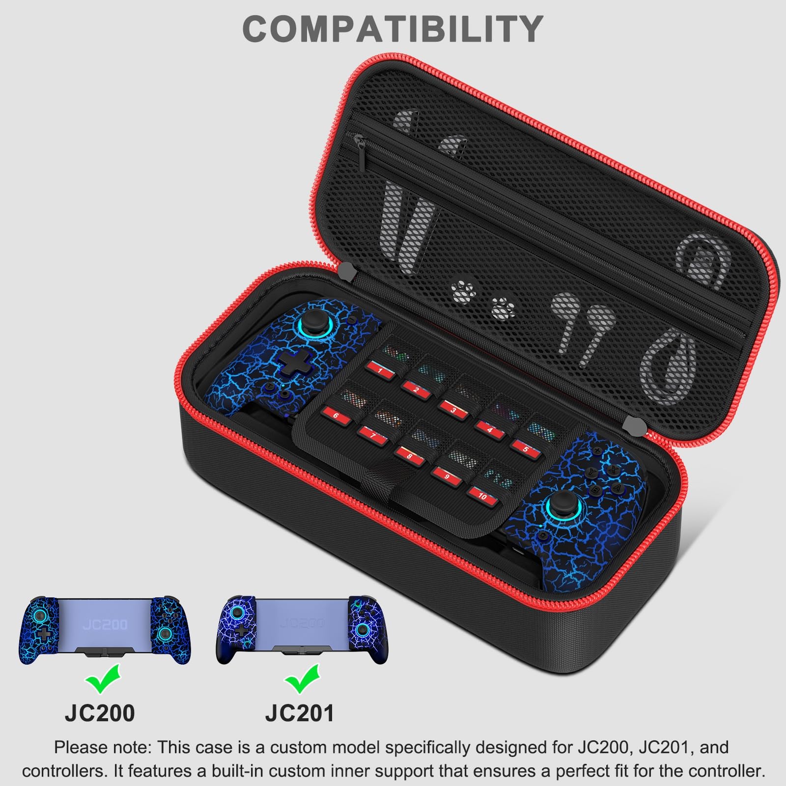 Snapklik.com : Customized Switch Travel Case For JC200 & JC201 Switch ...