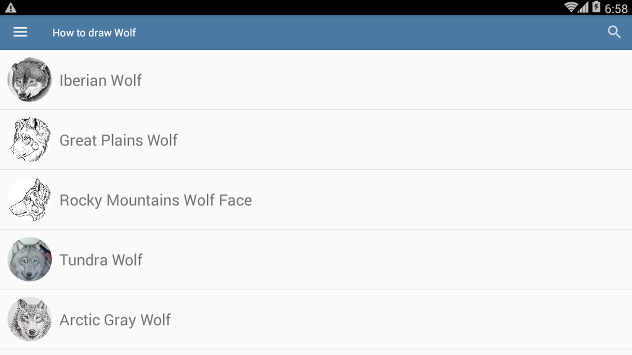 How To Draw Wolf - App on Amazon Appstore