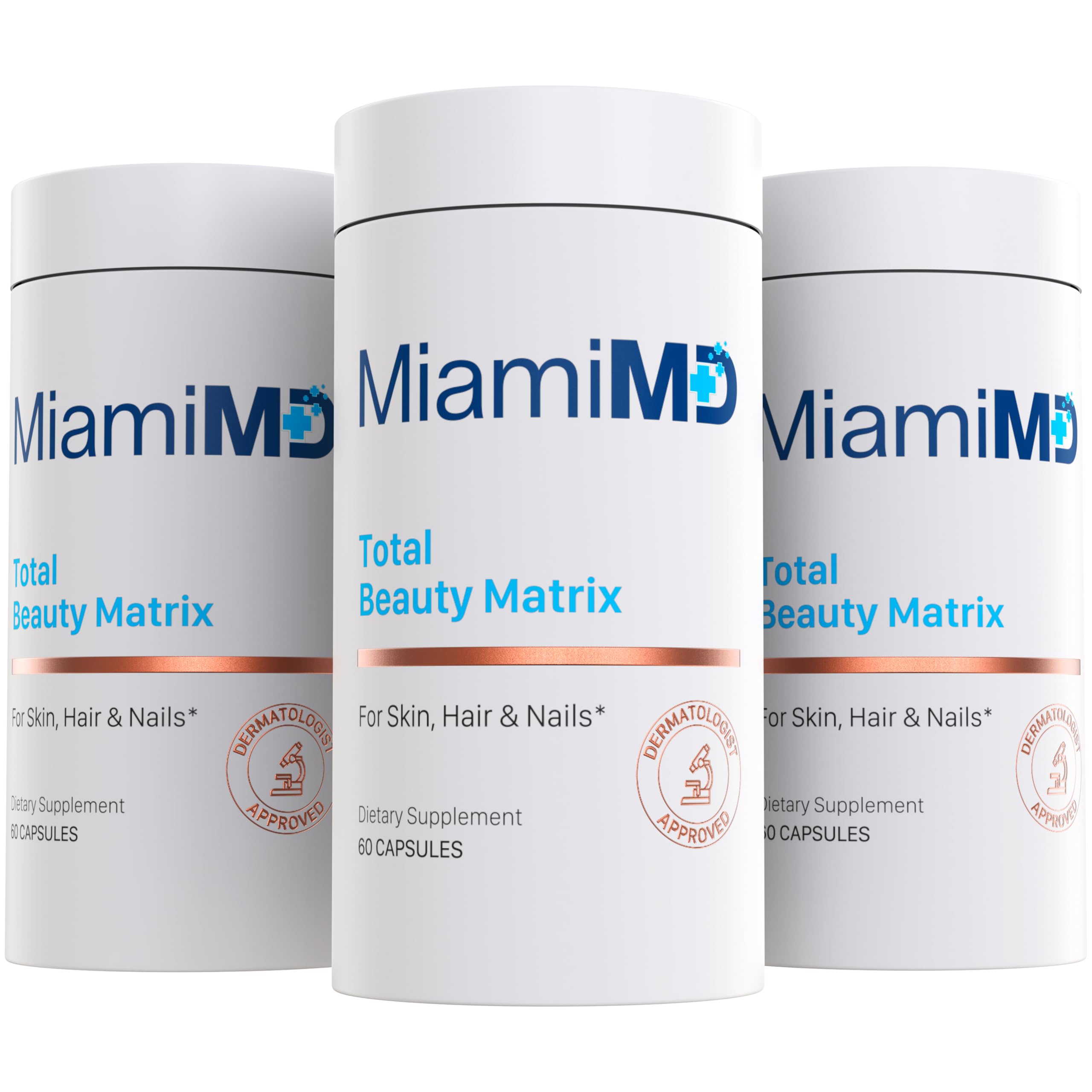 Amazon.com: MiamiMD Total Beauty Matrix Collagen Supplements for Women ...