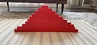 Amazon.com: DANNI Montessori Children Wood Math Toys Red Rods Length 5 ...