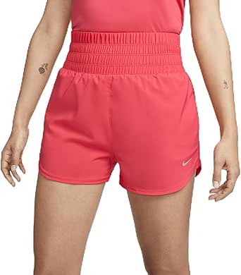 Nike One Women's Dri-FIT Ultra High-Waisted 3" Brief-Lined Shorts ...