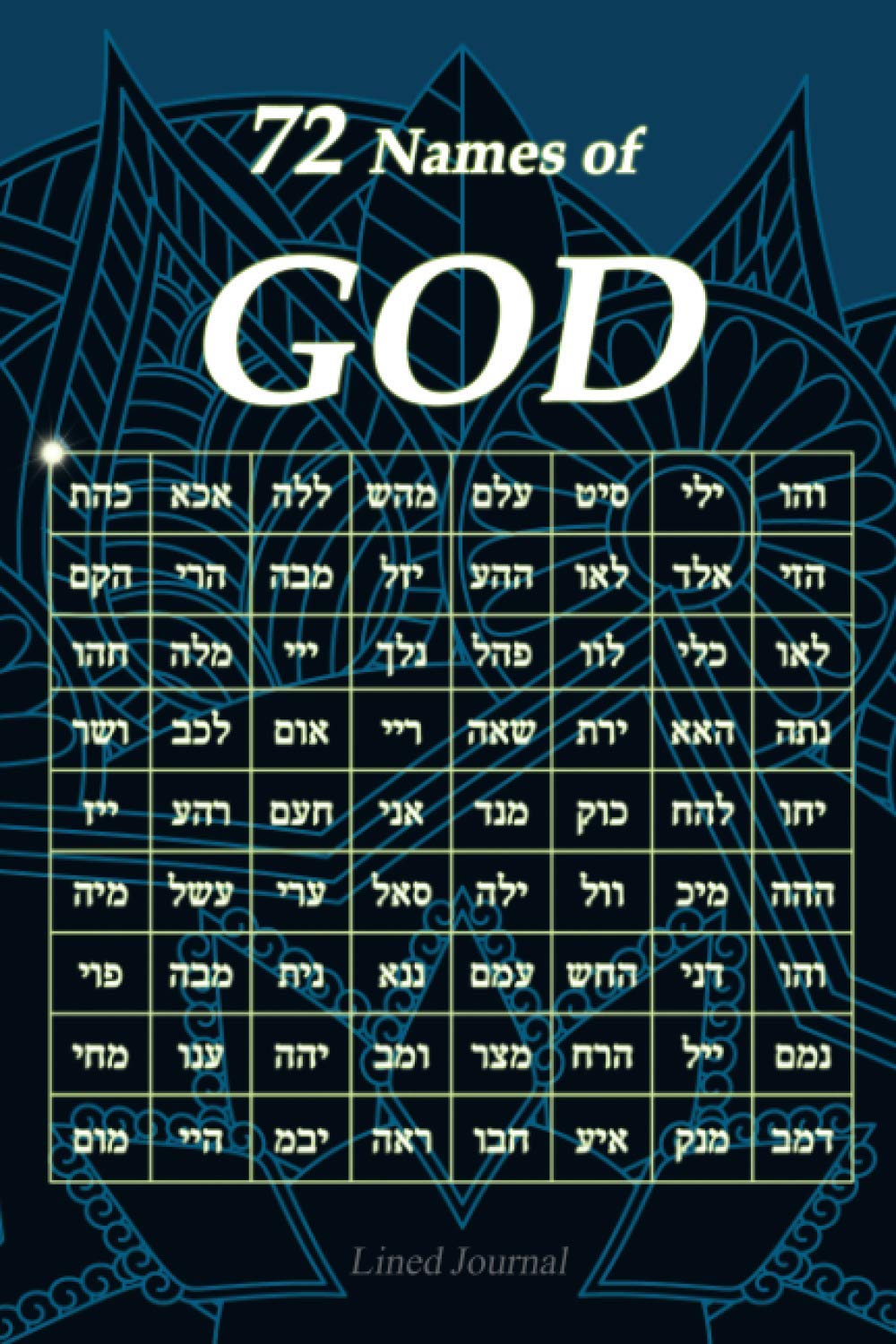 Amazon.com: 72 Names of GOD - Lined Journal: Diary Notebook 72 names of ...