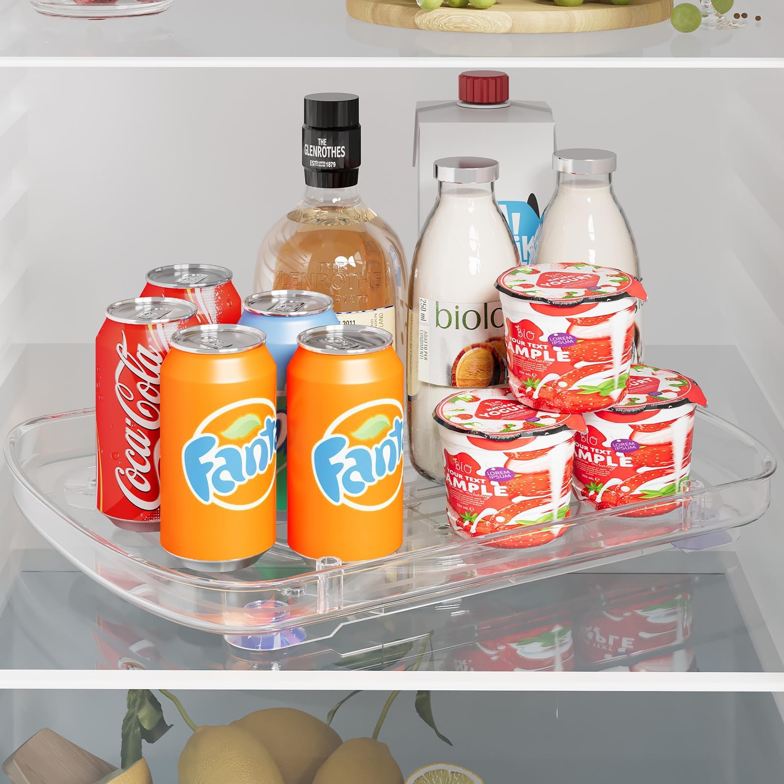 Amazon.com - SZMDLX Lazy Susan Turntable Organizer for Refrigerator, 16 ...