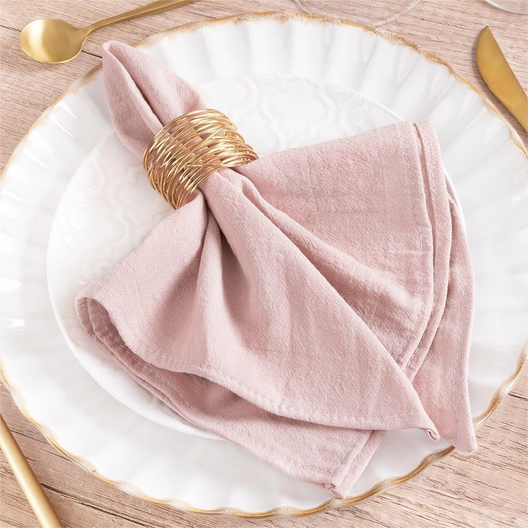 Amazon.com: MLMW Pink Cloth Napkins Valentines Day Spring Linen Napkins ...