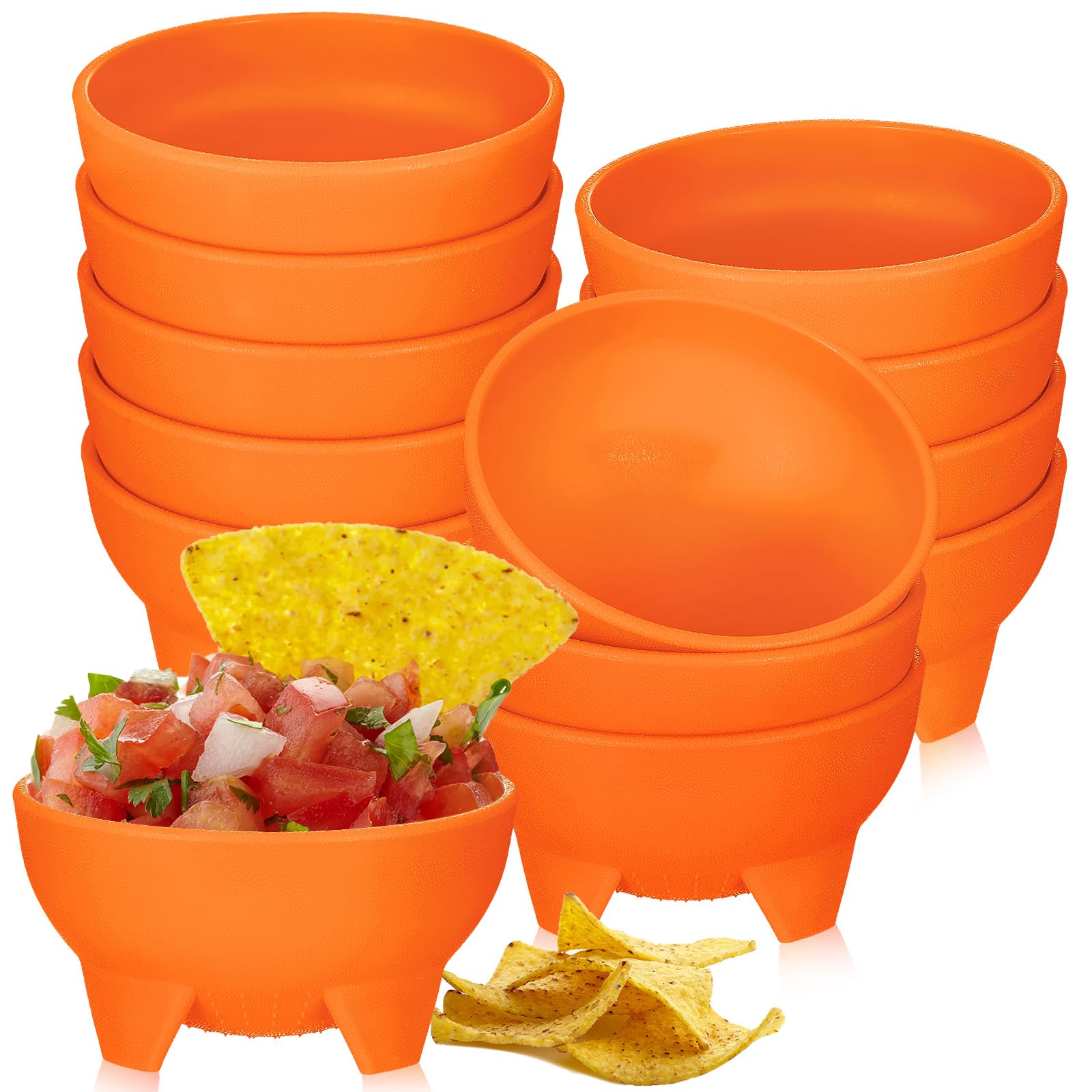 Amazon.com | Maxcheck 12 Pcs Salsa Bowls for Party 4.5" Diameter ...