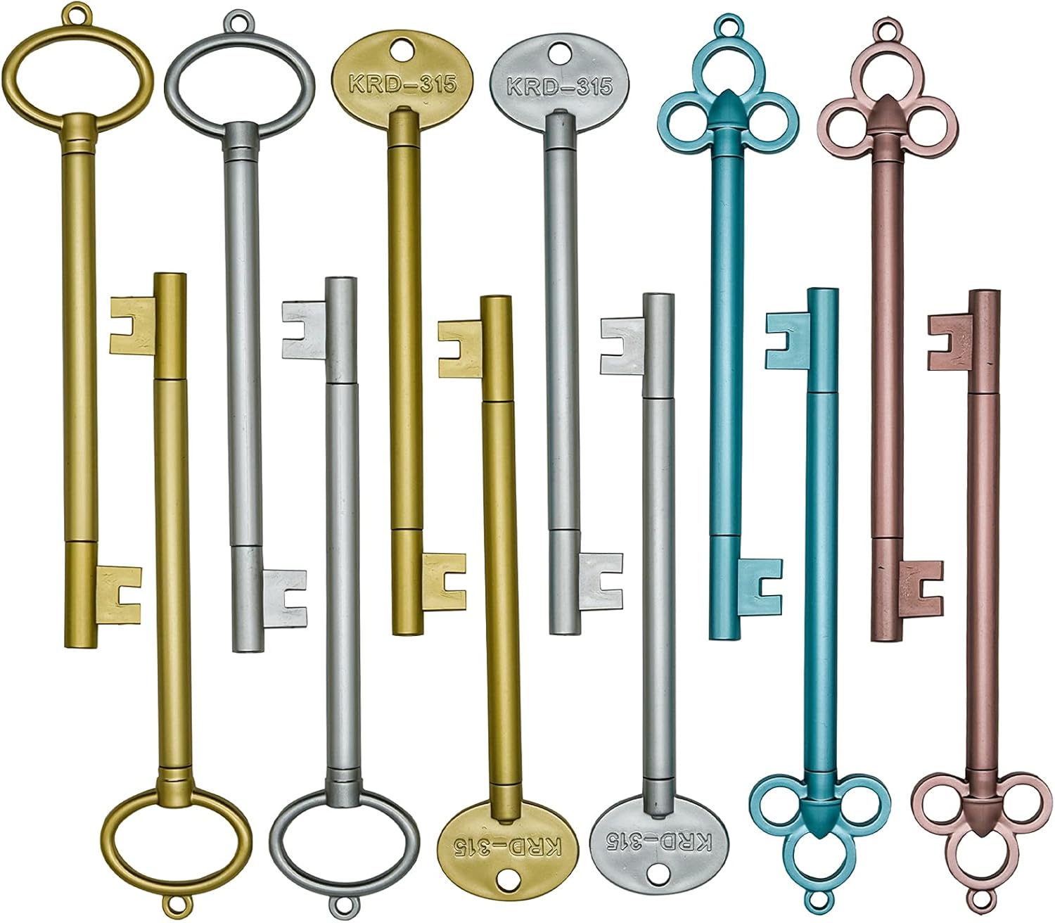 Amazon.com: Maydahui 12PCS Key Shape Rollerball Pen Delicate Durable ...