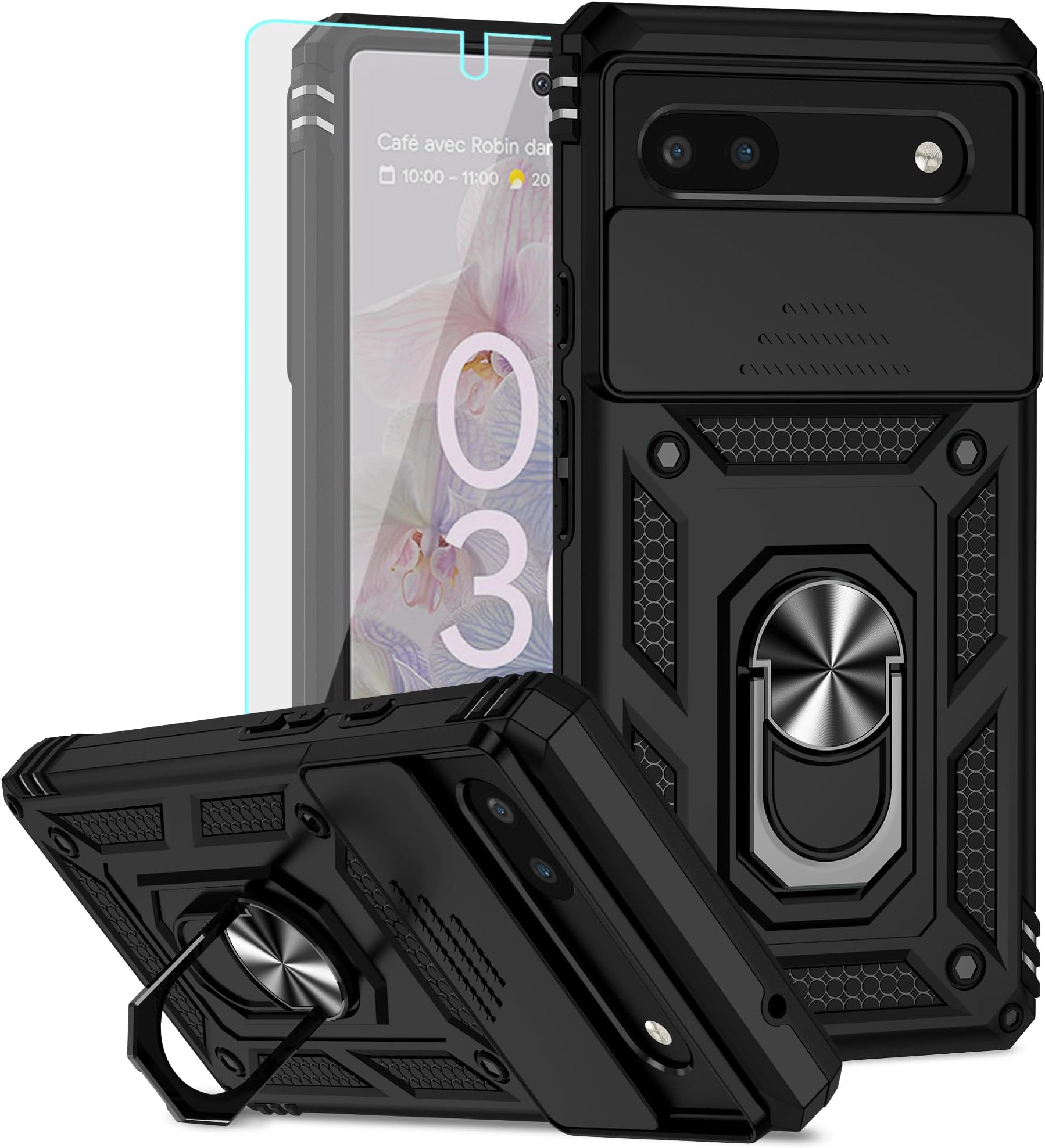 Amazon.com: for Pixel 8a Case,Google Pixel 8a Case,with Screen Protectors and Camera Cover ...