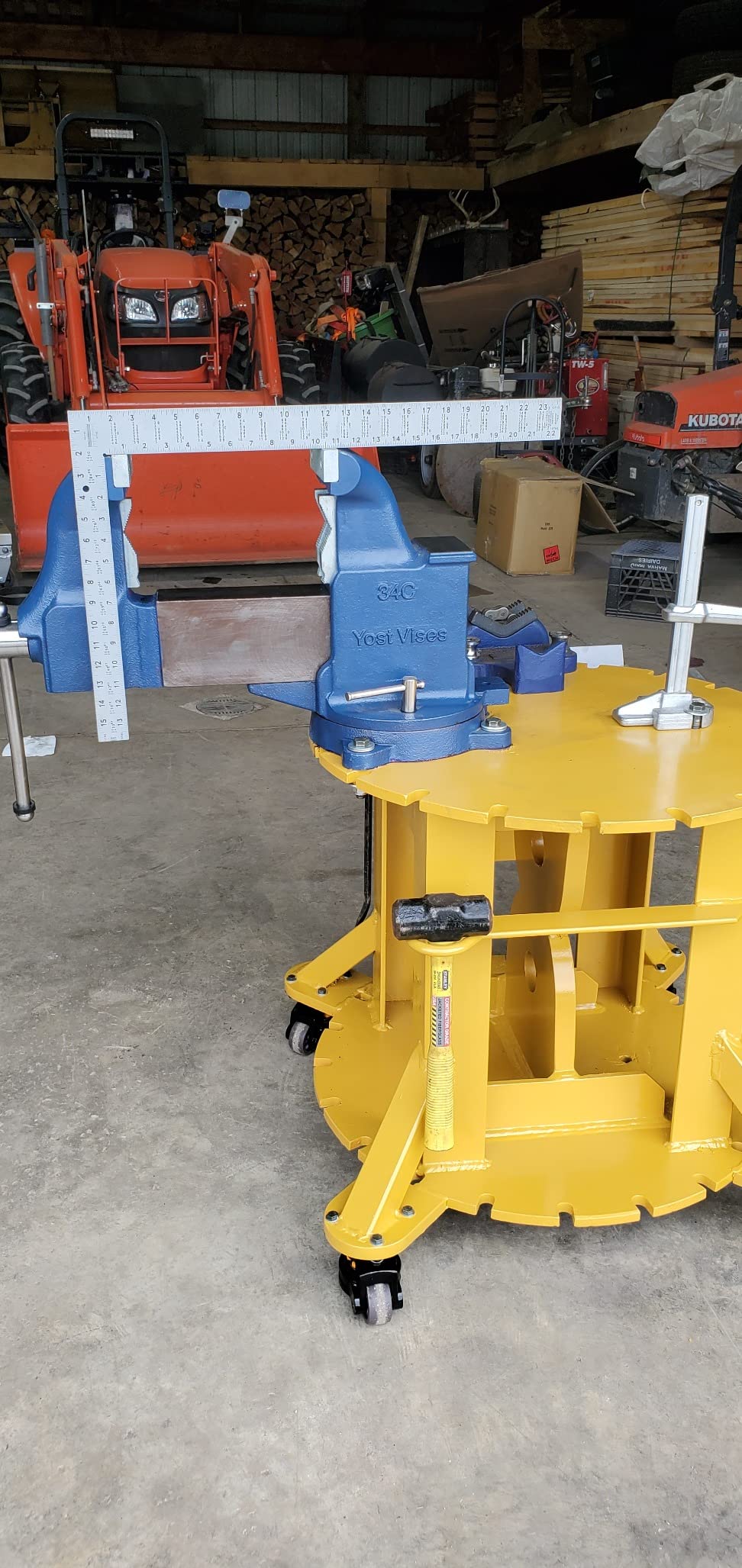 $27/mo - Finance Yost Vises 33C Combination Vise | 5 Inch Jaw Width ...