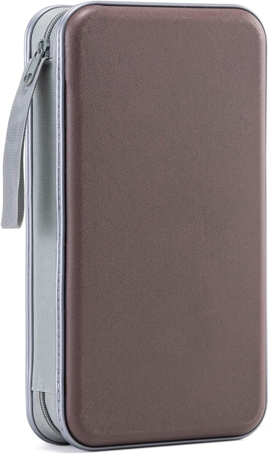 Amazon.com: LIOVODE DVD Case, 96 Capacity CD Case Portable CD Holder ...
