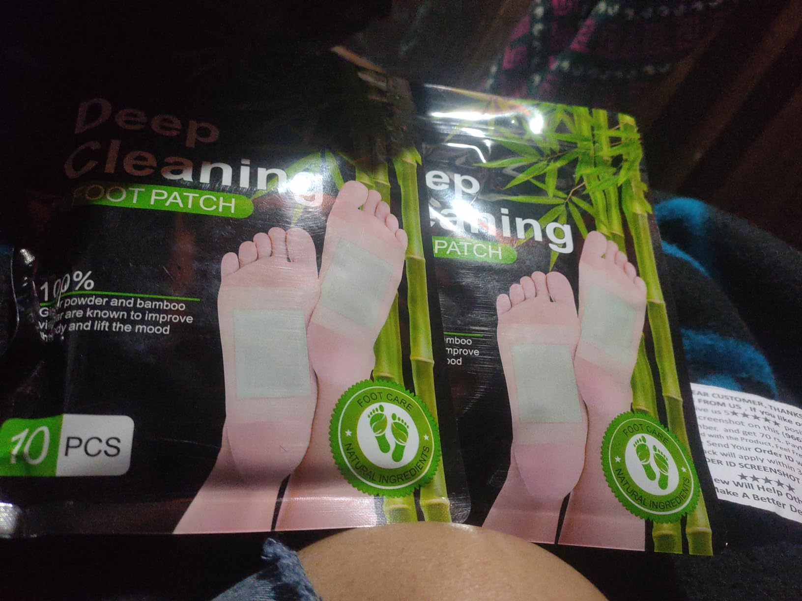 Buy QERINKLE Deep Cleansing Foot Patch, Natural Bamboo Vinegar Ginger ...