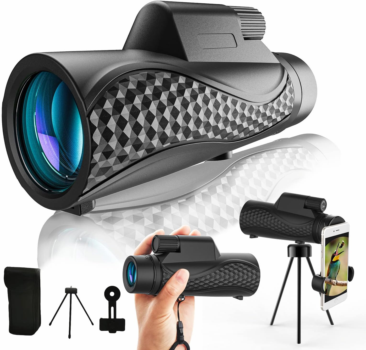 Amazon.com : Monocular Telescope 10X42 Compact Monoculars for Adults ...