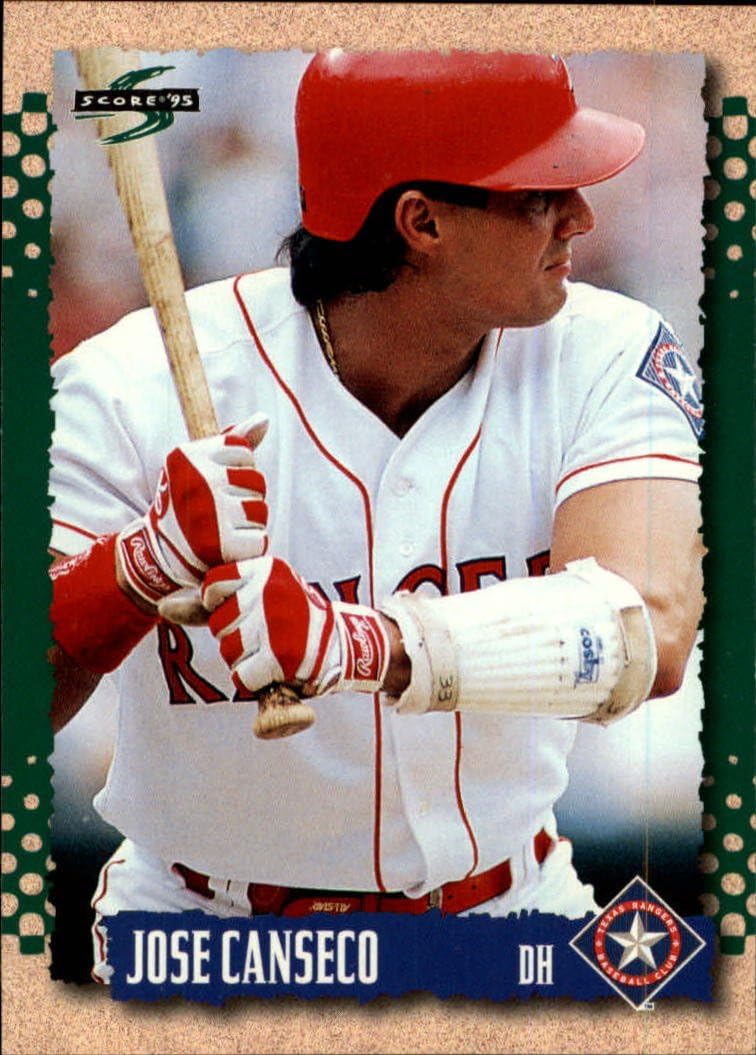 Amazon.com: 1995 Score Baseball Card #4 Jose Canseco : Collectibles ...