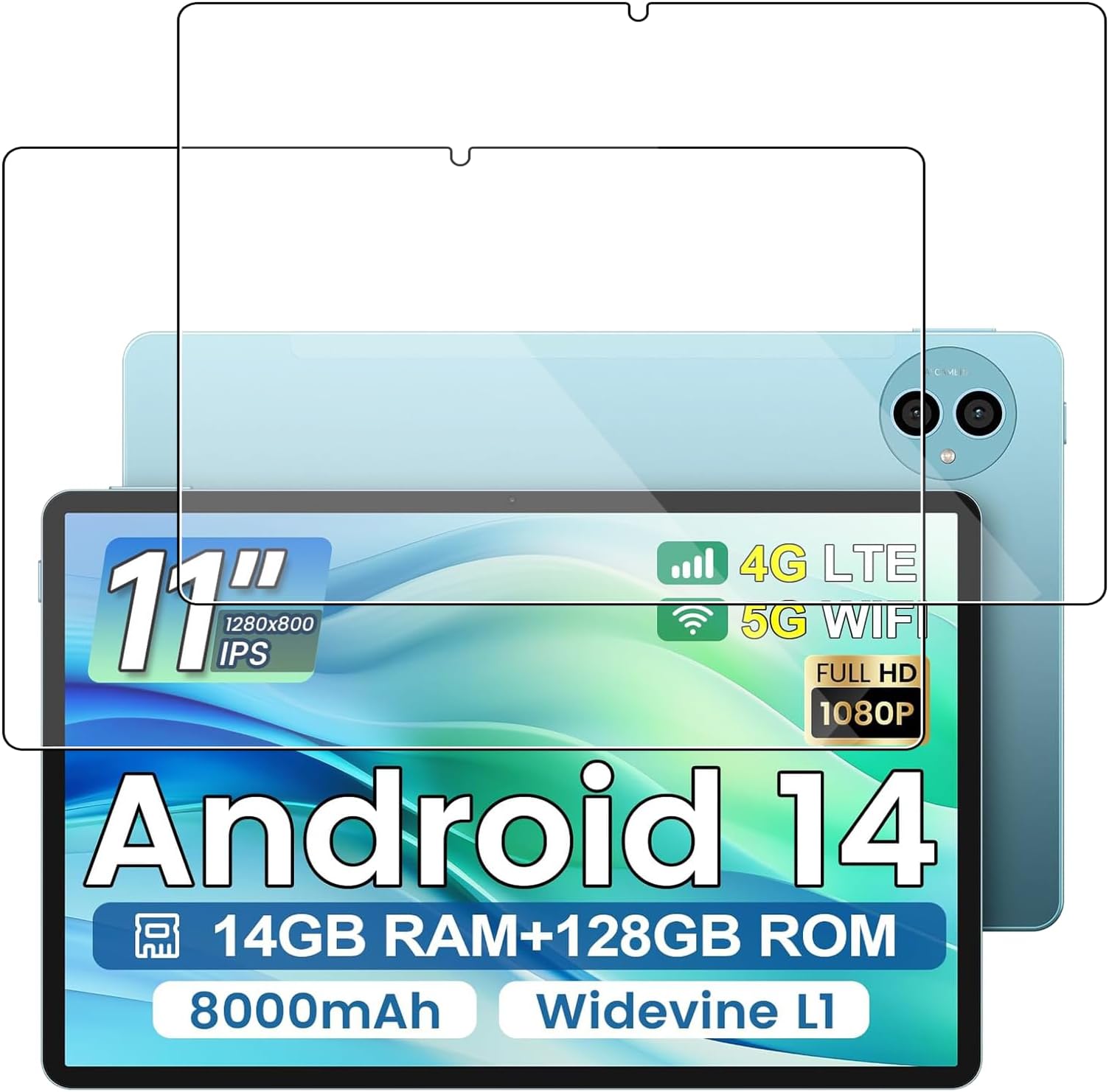 Amazon.com: [2 Pack] Screen Protector for TECLAST P50 Tablet Tempered ...