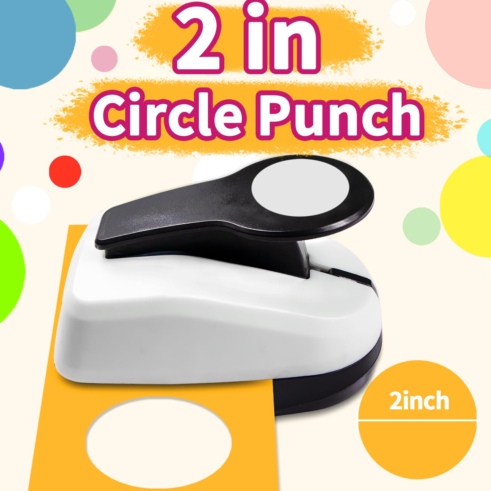Snapklik.com : Circle Punch 2 Inch, Circle Paper Punch, Hole Puncher ...