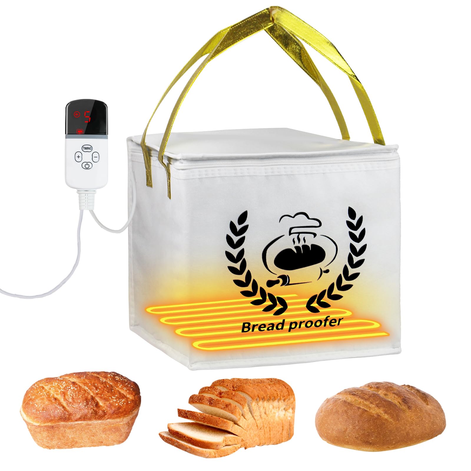 Dough Proofer Heating Pad with Warming Box, Sourdough Bread Proofing ...