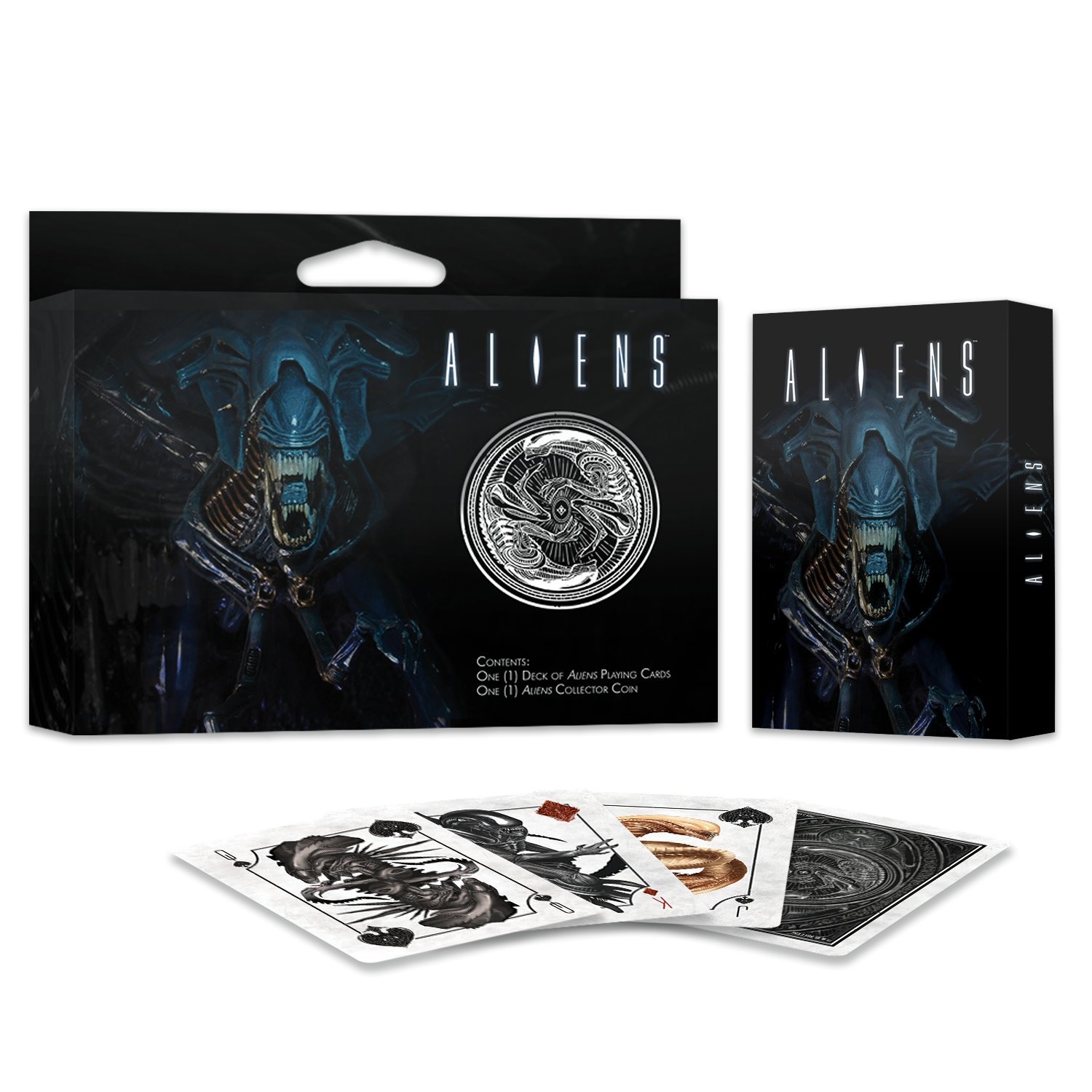 Amazon.com: Aliens Playing Cards with Collectible Coin : Toys & Games