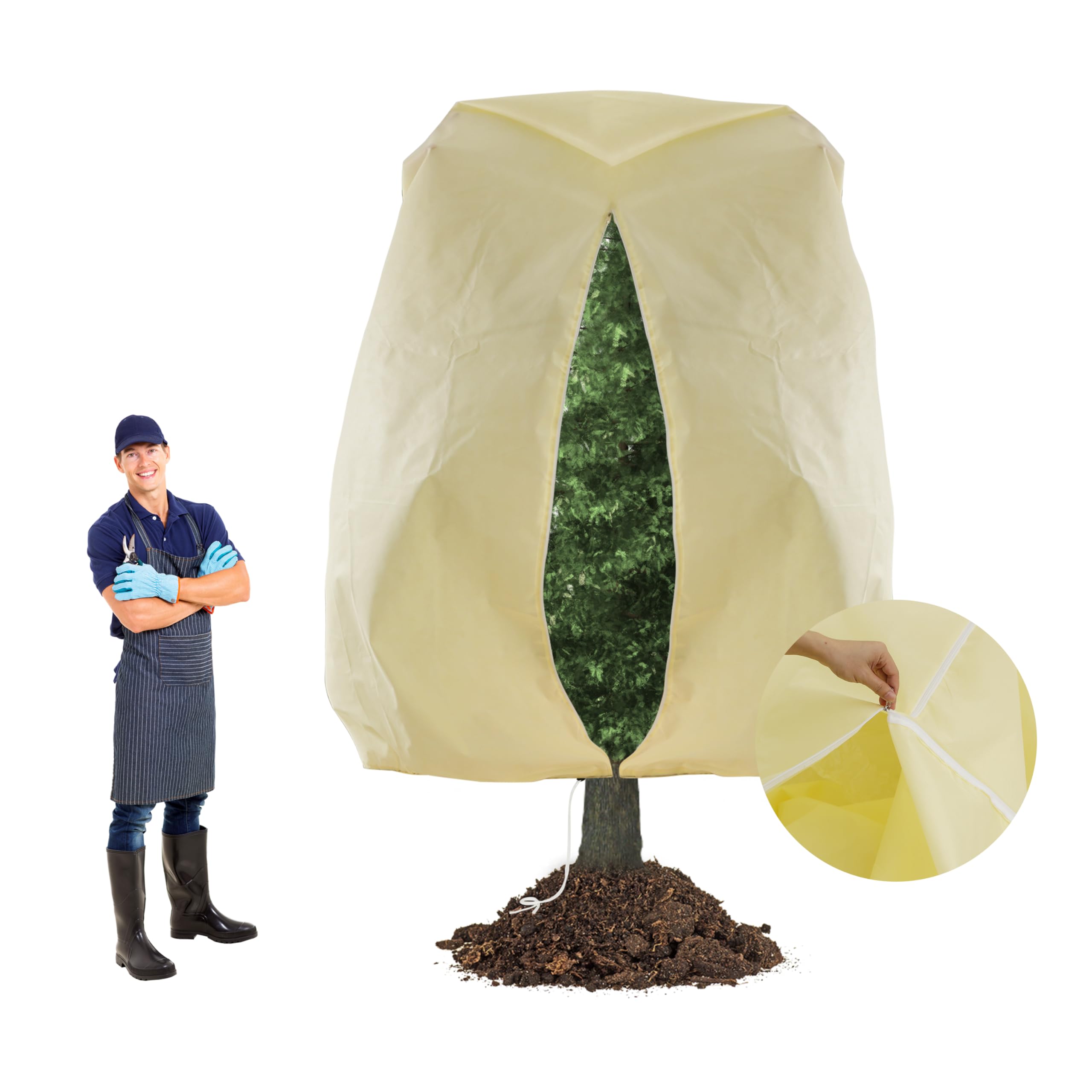 85”(W)x95”(H) Plant Covers Freeze Protection, 2.8oz/yd² Winter Frost ...
