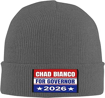 wjuitnh Bianco for Governor of California Hats Chad-Bianco 2026 Skull Cap Beanie hat at Amazon ...