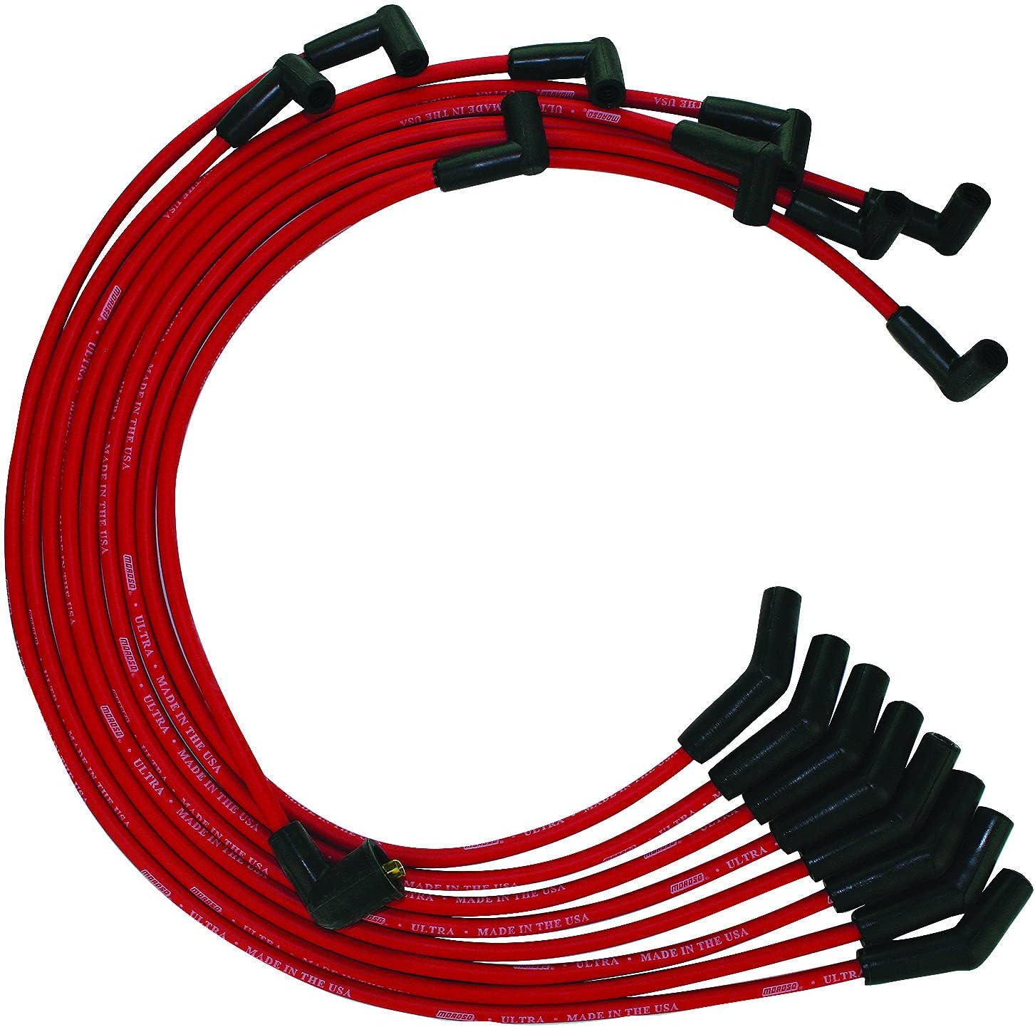 Amazon.com: Moroso 51075 Ultra Series Black Spark Plug Wires, Ford 351C ...