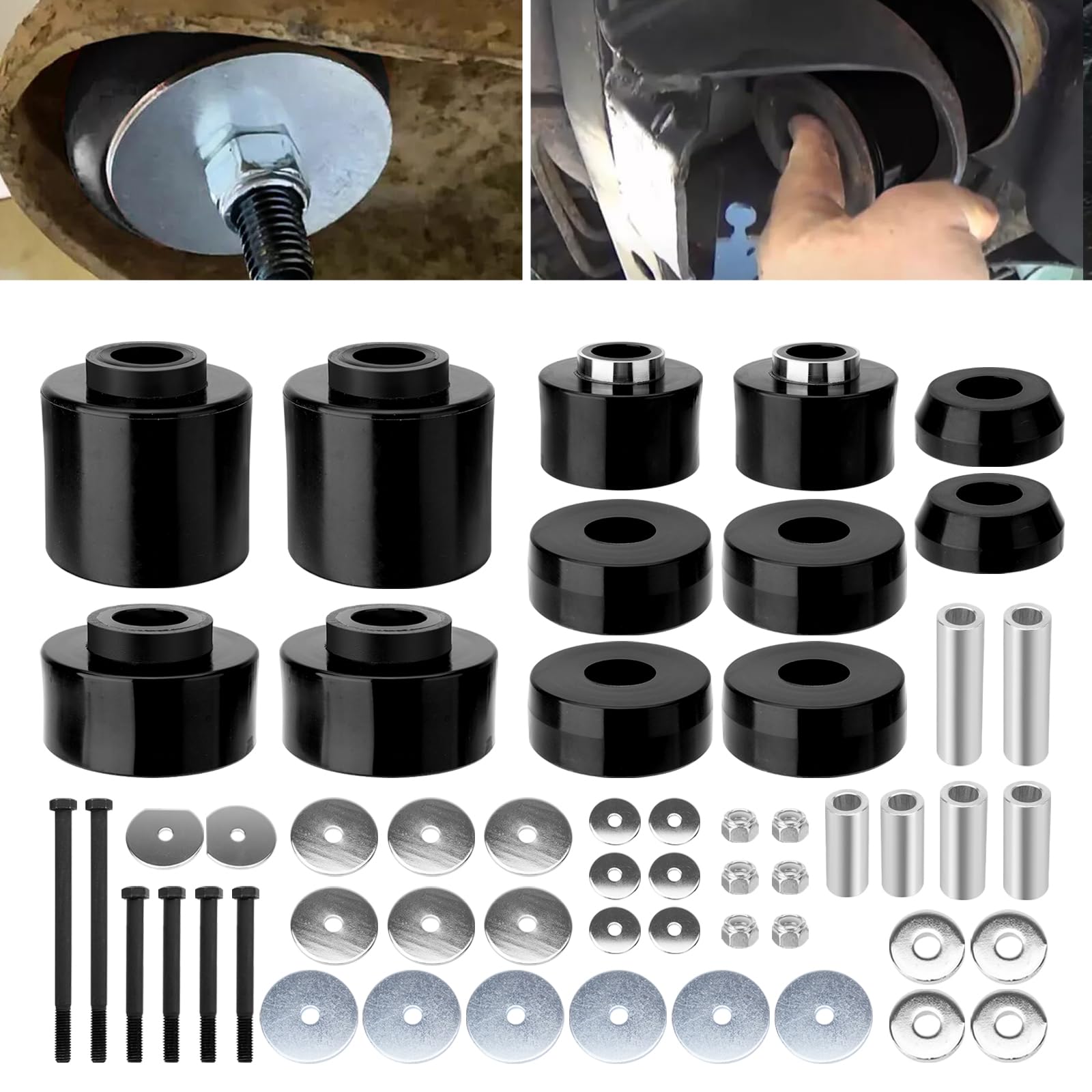 Amazon.com: FILTERUP 58PCS Polyurethane Body Mount Bushing Set ...