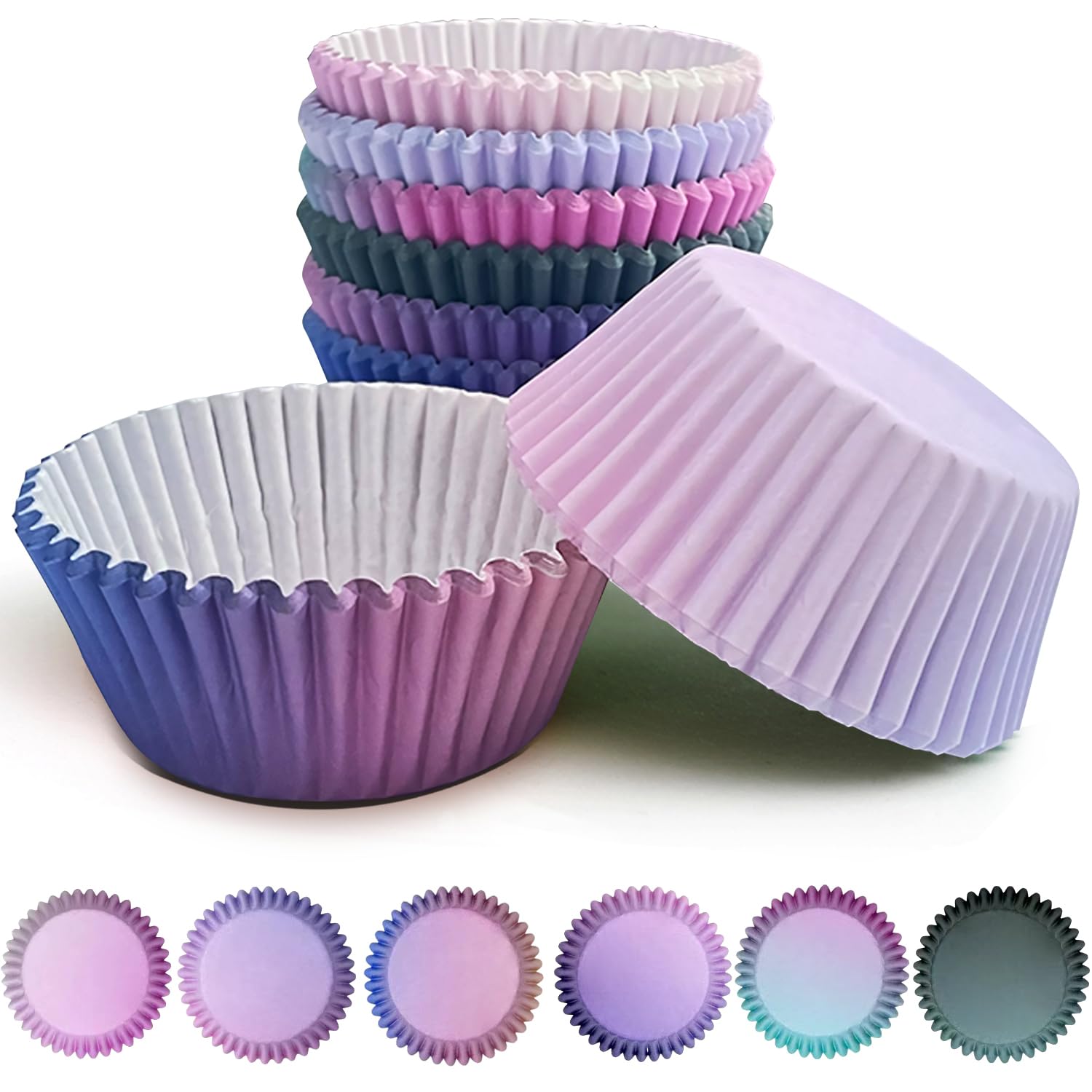 Jumbo Size Cupcake Wrapper 400pcs Paper Cupcake Liners: Jumbo Size 8