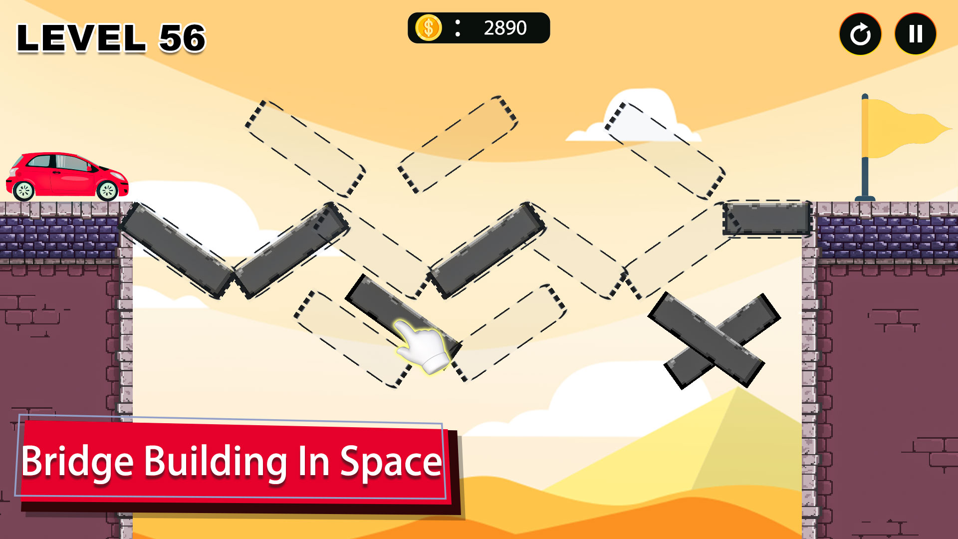 Build A Bridge! Draw Race Master Make Bridge Build Construction ...
