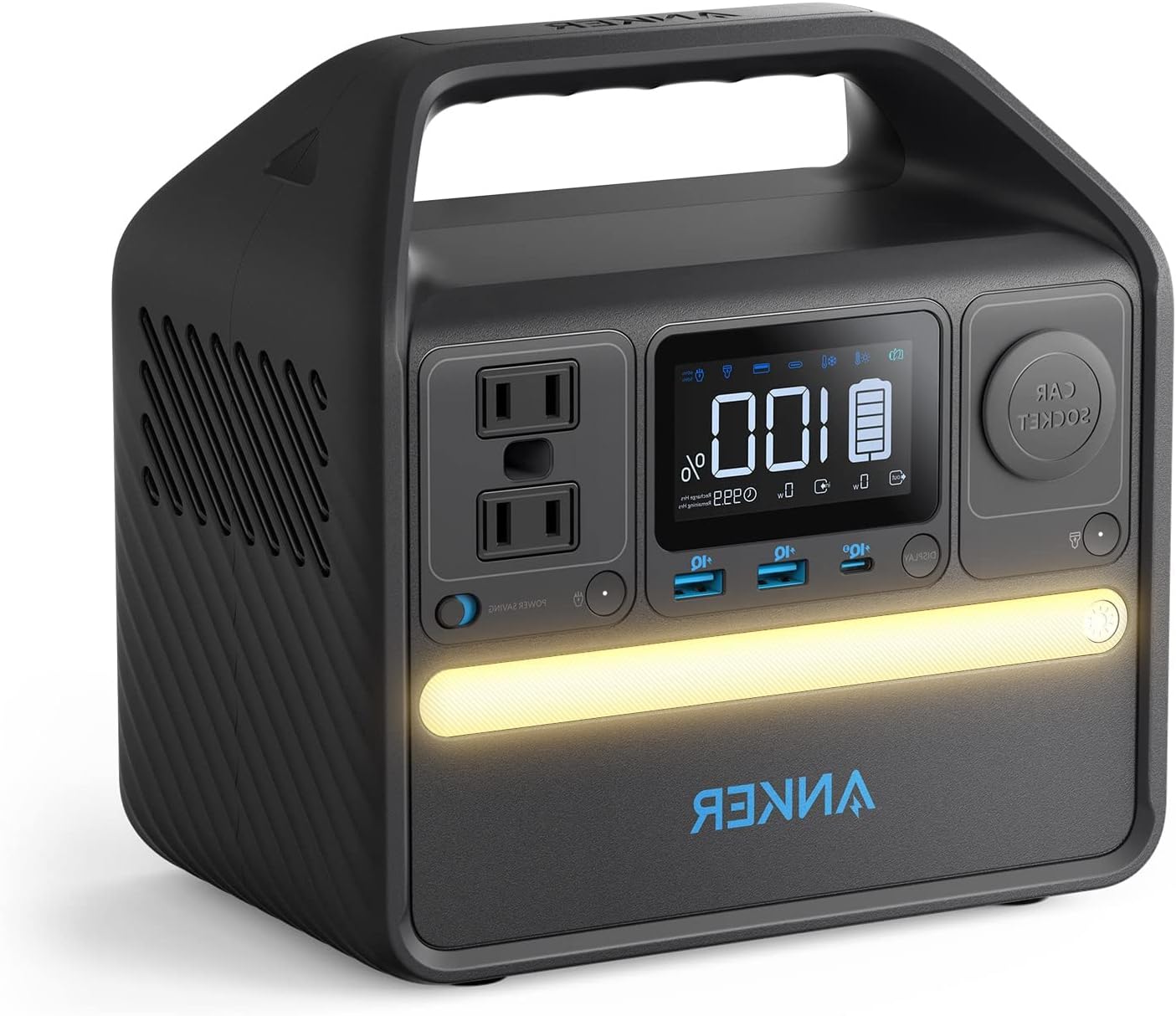 Amazon.com: Anker 522 Portable Power Station, 299Wh Solar Generator ...