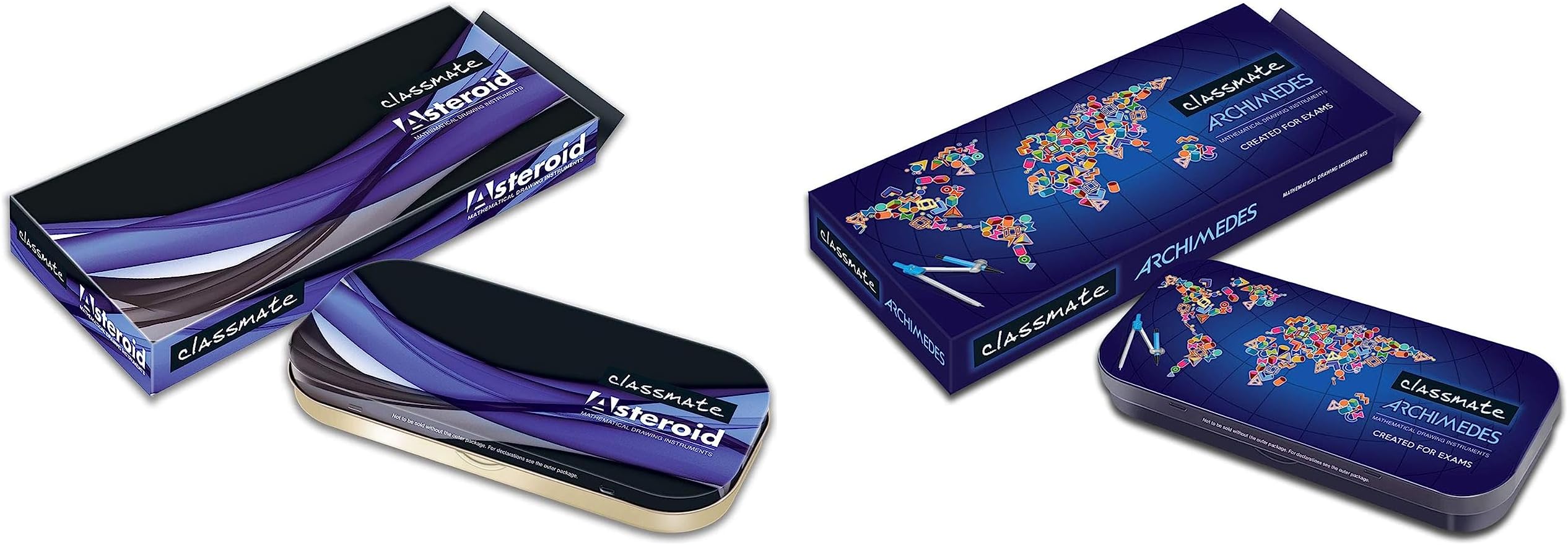 Classmate Asteroid Geometry Box & Classmate Archimedes Geometry Box ...